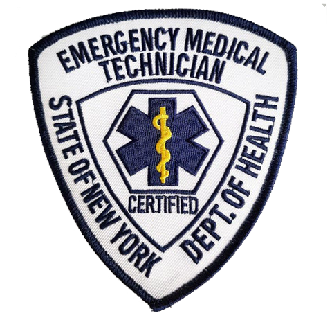 New York State, EMT Patch - Royal / White – Code-2 LLC