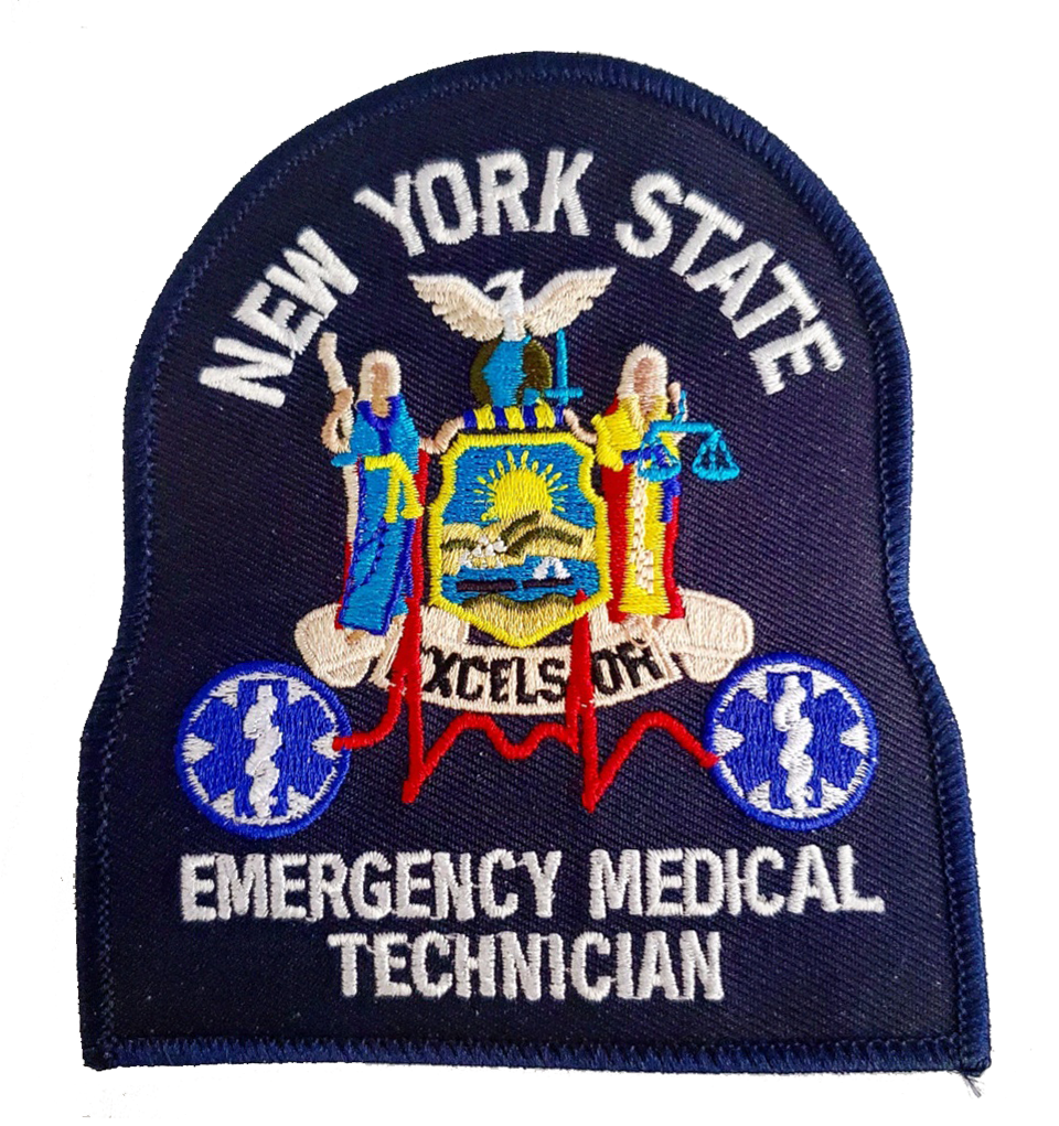 New York State, EMT Patch - Navy – Code-2 LLC