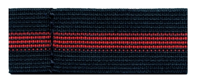 Thin Red Line Badge Mourning Band - Black - 3/4" - Pack of 10 – Code-2 LLC